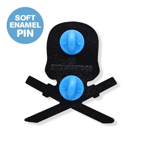 Merc & Crossbones Enamel Pin - Etsy