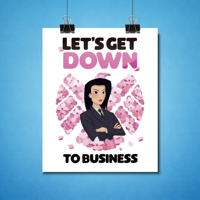 Let's Get Down to Business 8"x10" Print - Etsy