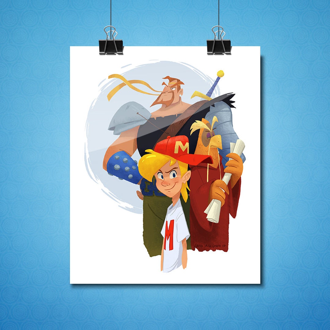 Mighty Friends 5"x7" / 8"x10" Print - Etsy
