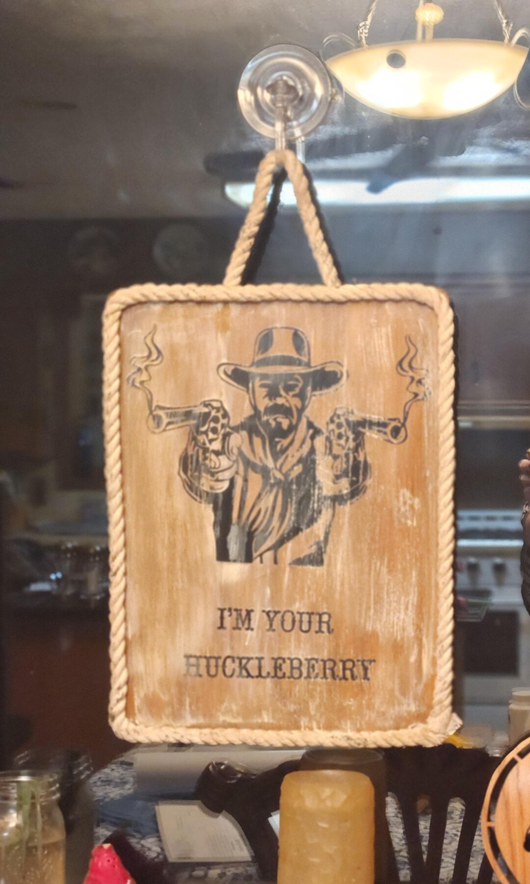 I'm Your Huckleberry Wall Hanging - Etsy