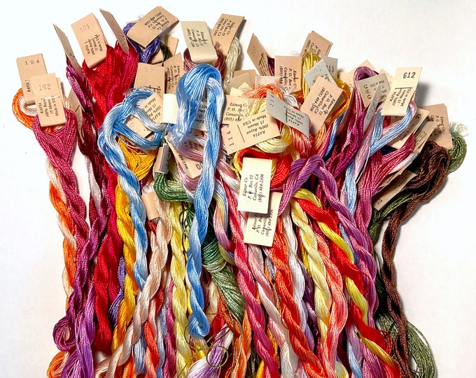 Antique Edmar Brazilian Embroidery Thread Rafia Out of | Etsy