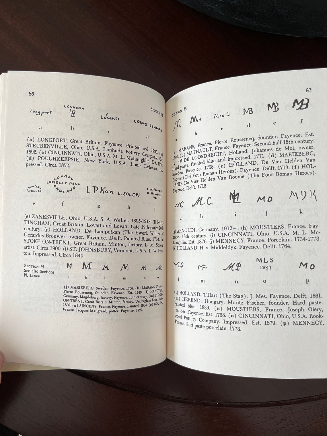 Kovels Dictionary of Marks Pottery &porcelain 1650 to 1850 - Etsy