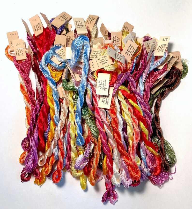 Antique Edmar Brazilian Embroidery Thread Rafia out of | Etsy