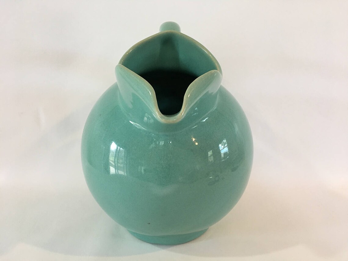 Wonderful grand Sized, Vintage Jade, Ball Water Pitcher, Late 1920s ...