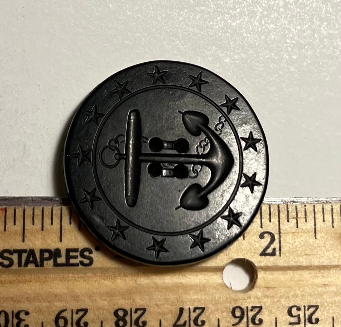 Antique U.S. Navy Button 1 1/2" - Etsy