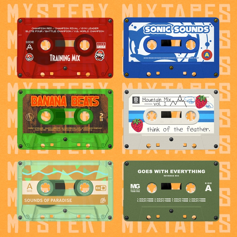 Video Game Mystery Mixtape - Get What You Get! - Etsy