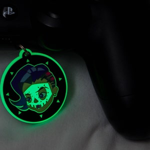 Glow in the Dark Sombra Charm/keychain/dust Plug Inspired by Overwatch ...
