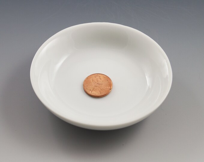 Small White Ceramic Dish - Etsy