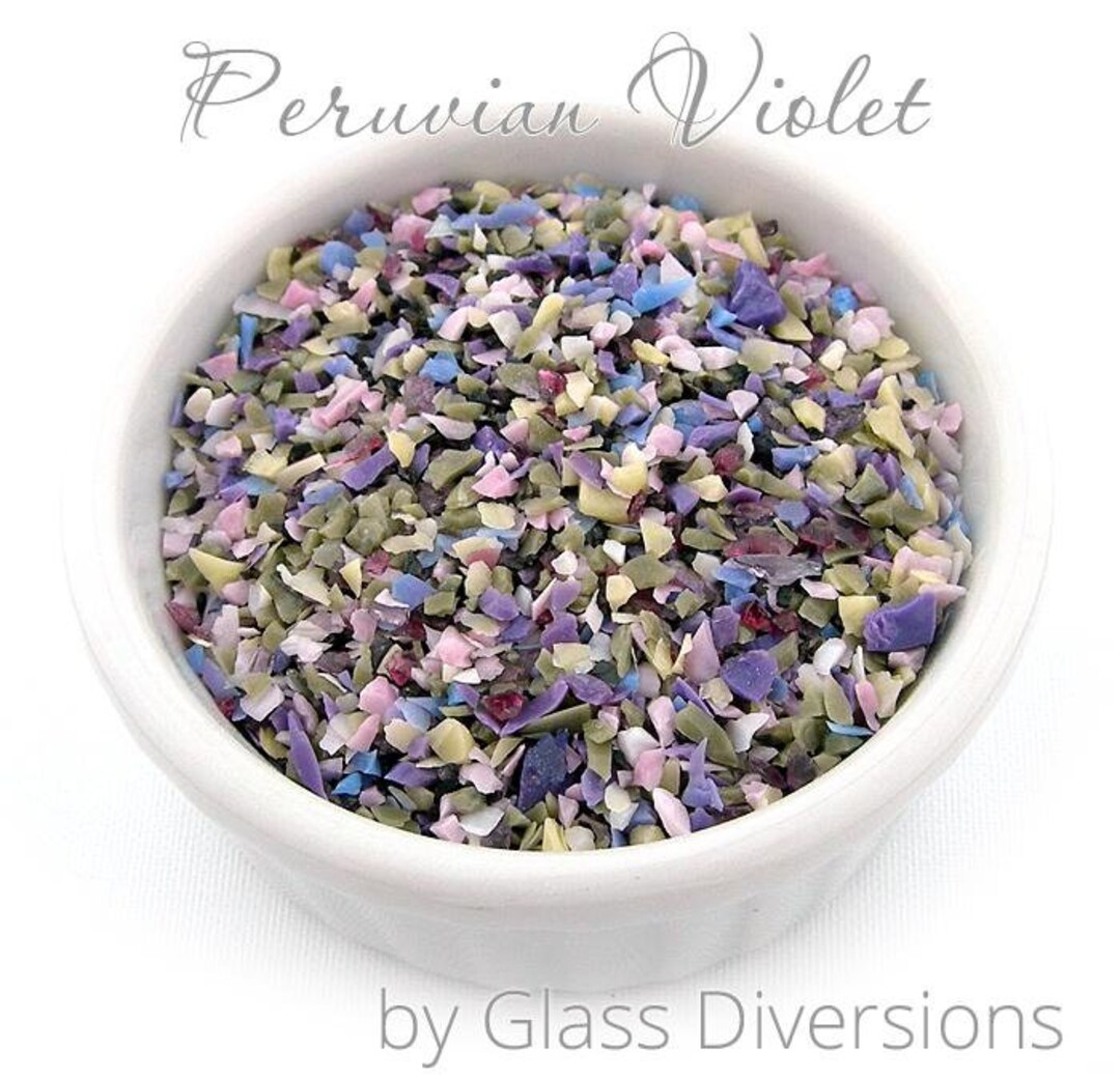 Peruvian Violet Frit Blend COE 96 - Etsy