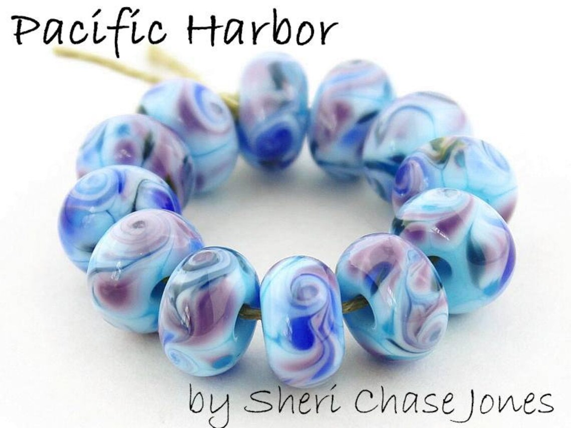 Pacific Harbor Frit Blend COE 96 - Etsy