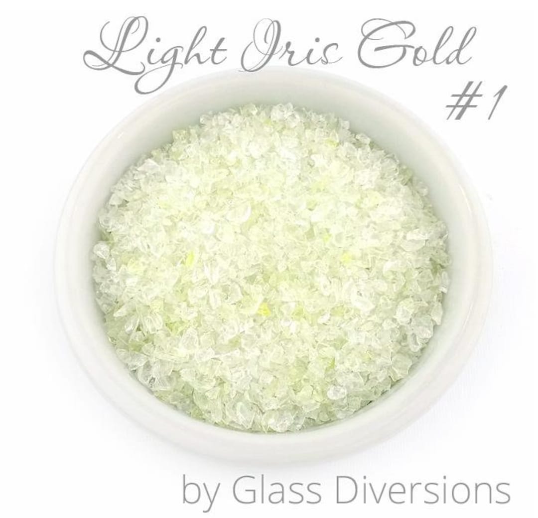 Light Iris Gold Frit COE 96 - Etsy