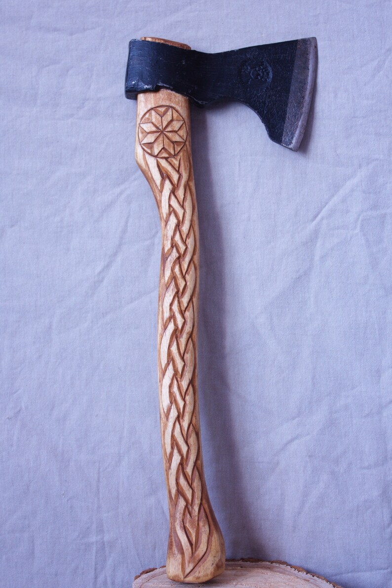 Hacha original de hierro forjado Star. Regala a | Etsy