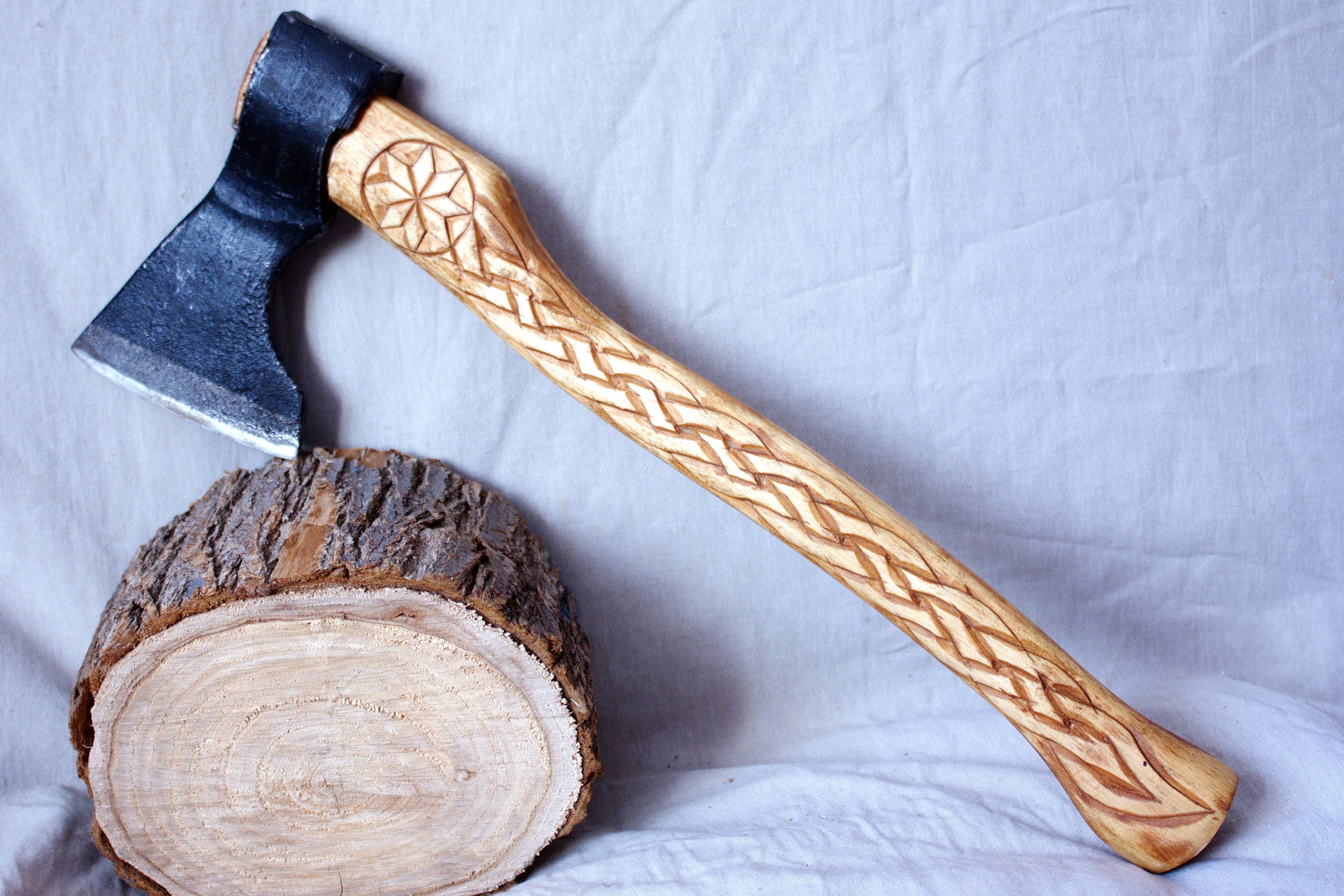 Hacha original de hierro forjado Star. Regala a | Etsy