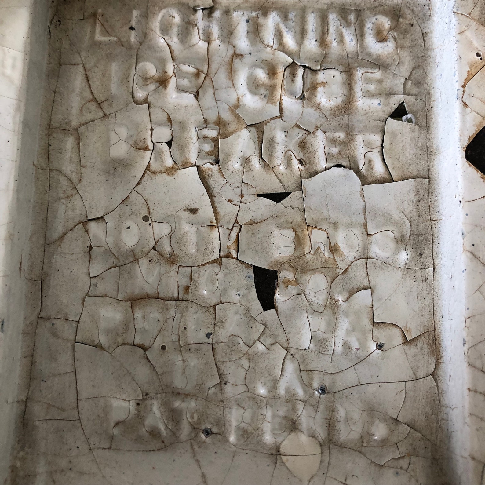 Vintage Lightning Ice Cube Breaker With Long Red Handle/north Bros. Mfg ...