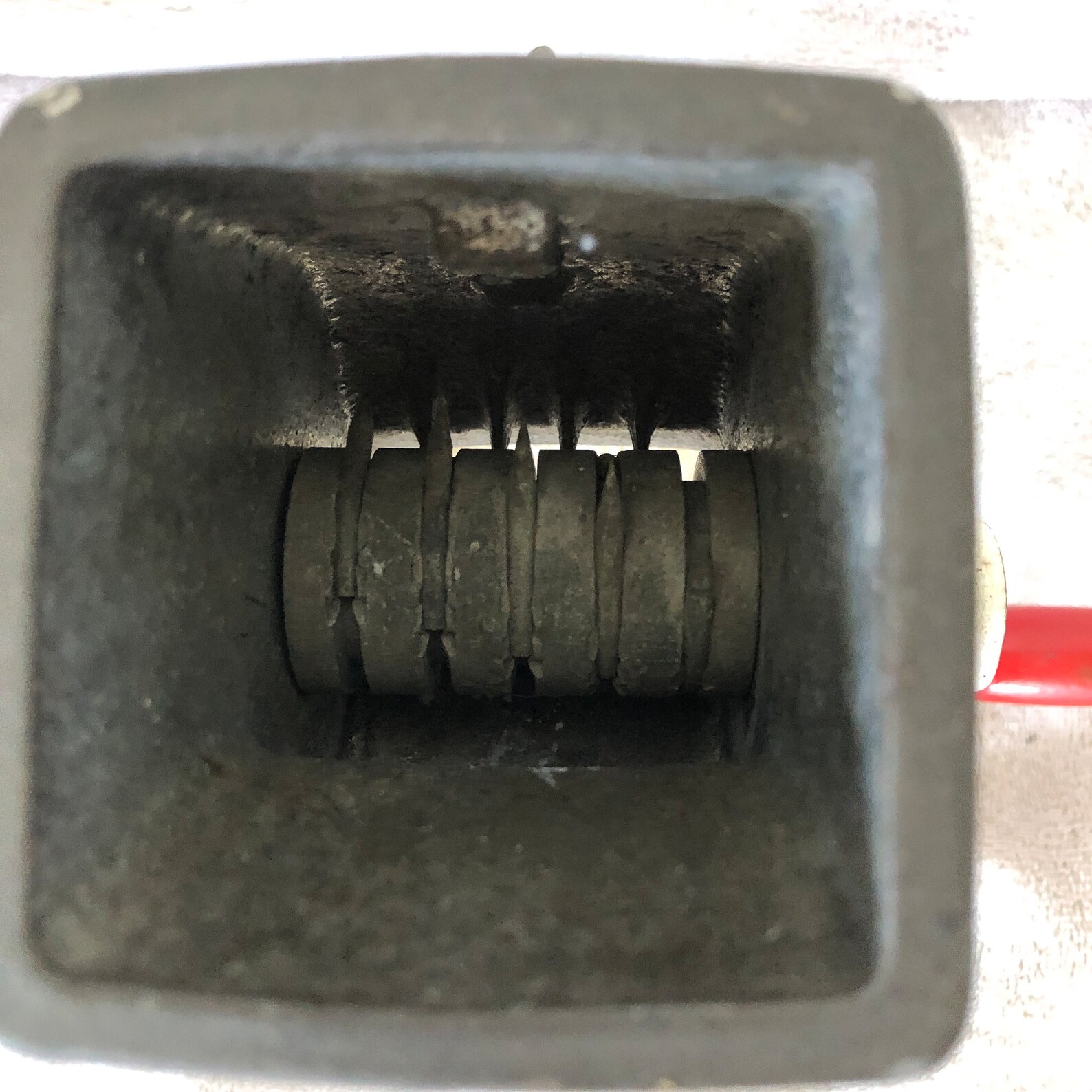 Vintage Lightning Ice Cube Breaker With Long Red Handle/north Bros. Mfg ...