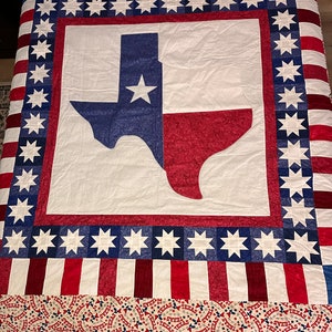 TEXAS Quilt... Show Your Pride - Etsy