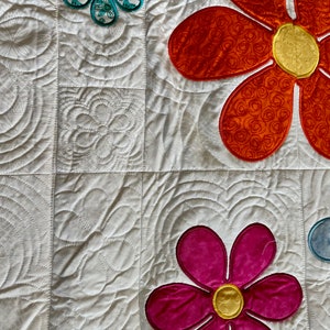 Beautiful Daisy Flower Queen Custom Quilt - Etsy