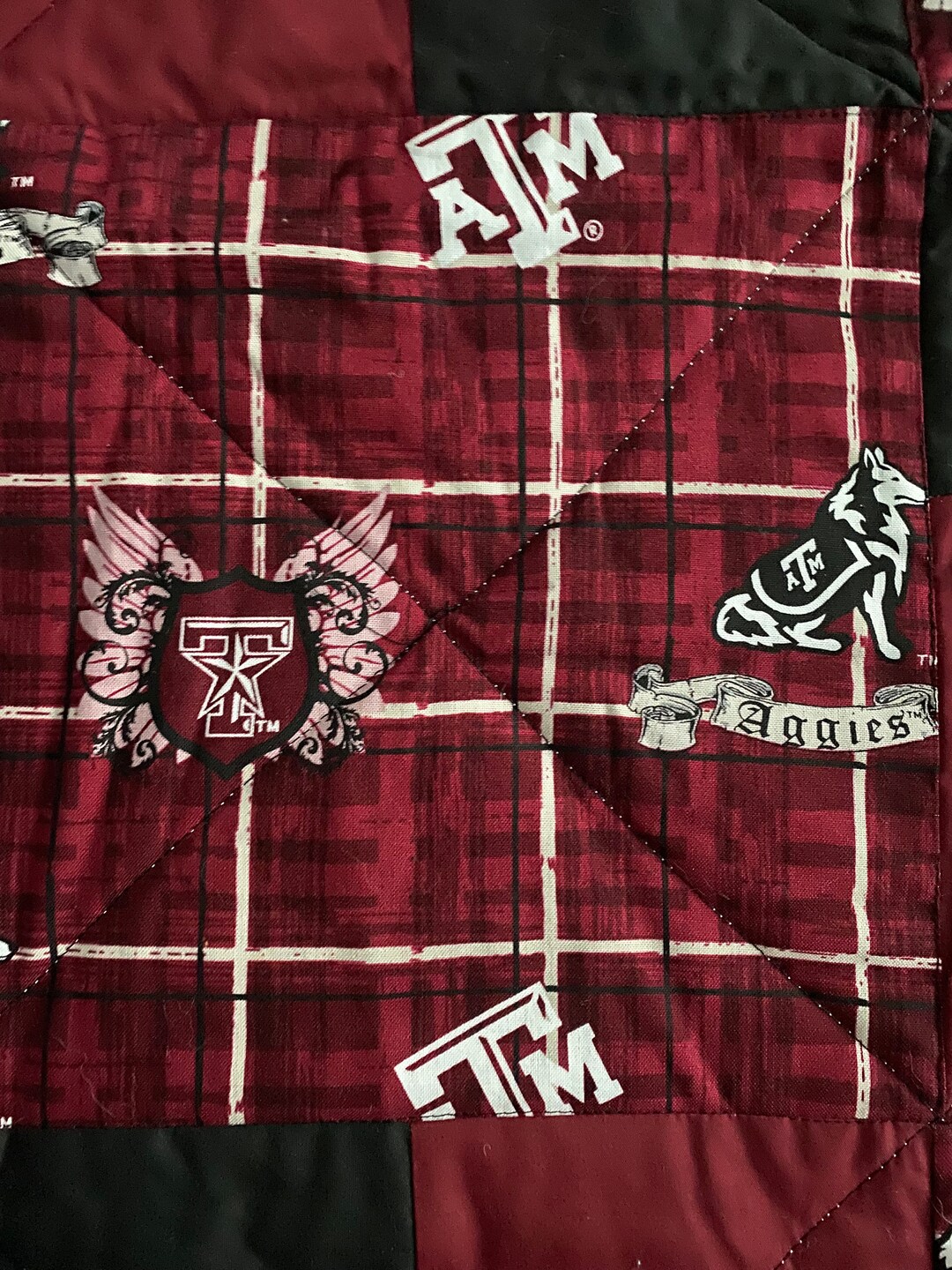 Texas A&M Aggie Baby Quilt - Etsy