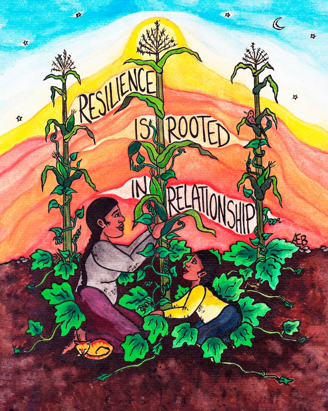 Resilience is Rooted Art Print, Wall Art, ECO Paper, Poster Social ...