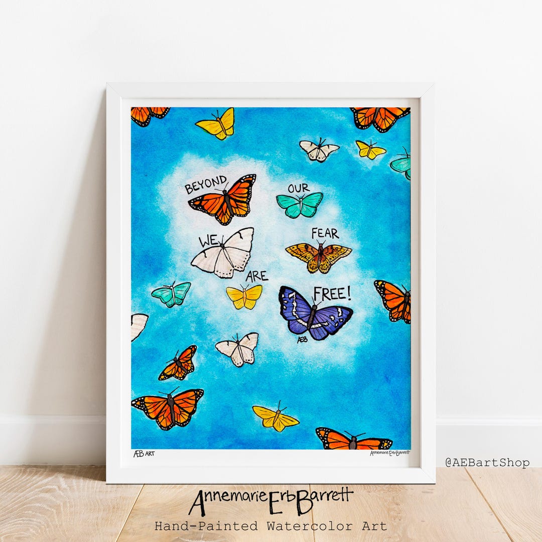 Beyond Our Fear Art Print, Wall Art, ECO Paper, Poster Social Justice ...