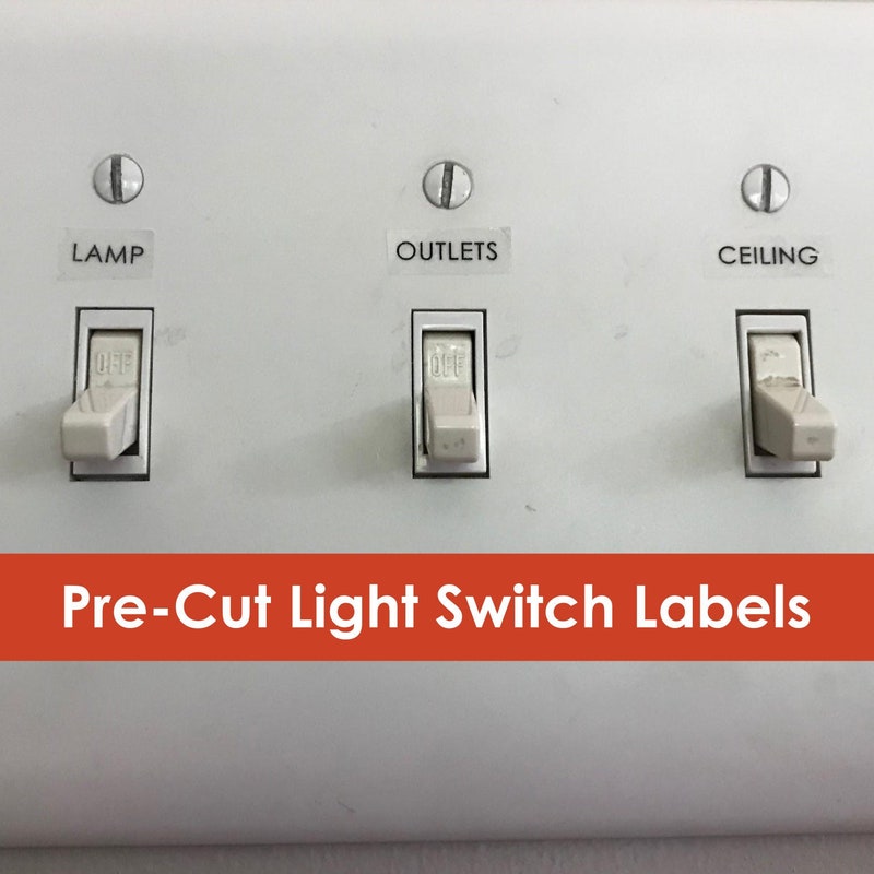 Light Switch Labels - Etsy