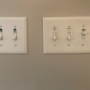 Light Switch Decals, Light Switch Labels, Light Switch Stickers ...