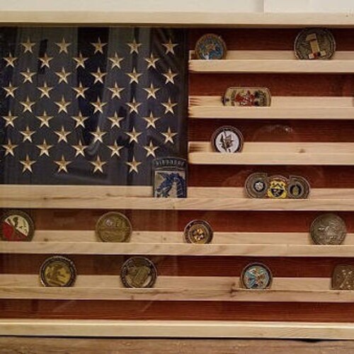 Plain Military Challenge Coin Display Case - Etsy
