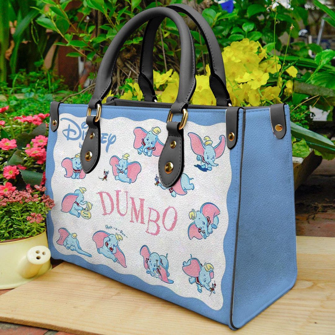 Disney Dumbo Handbag, Dumbo Elephant Travel Bag, Custom Women Bag ...