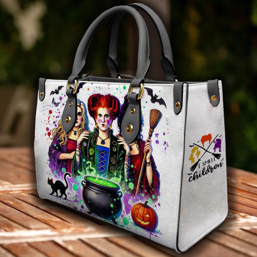 Hocus Pocus Handbag, Witches Sisters Travel Bag, Custom Women Bag ...