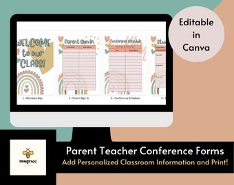 Parent Teacher Conference Clipart - Etsy