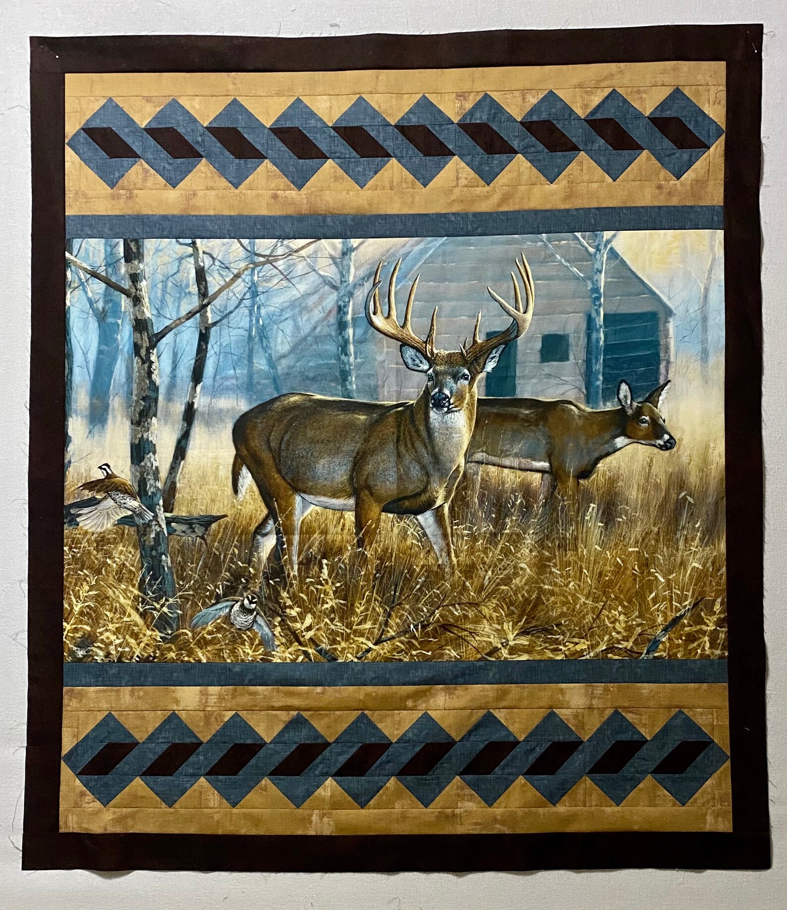 White Tail Twist Border Pattern - Etsy