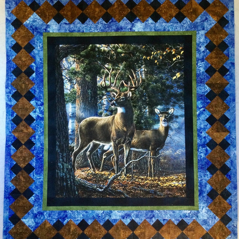 Wildlife Quilt Panel - Etsy