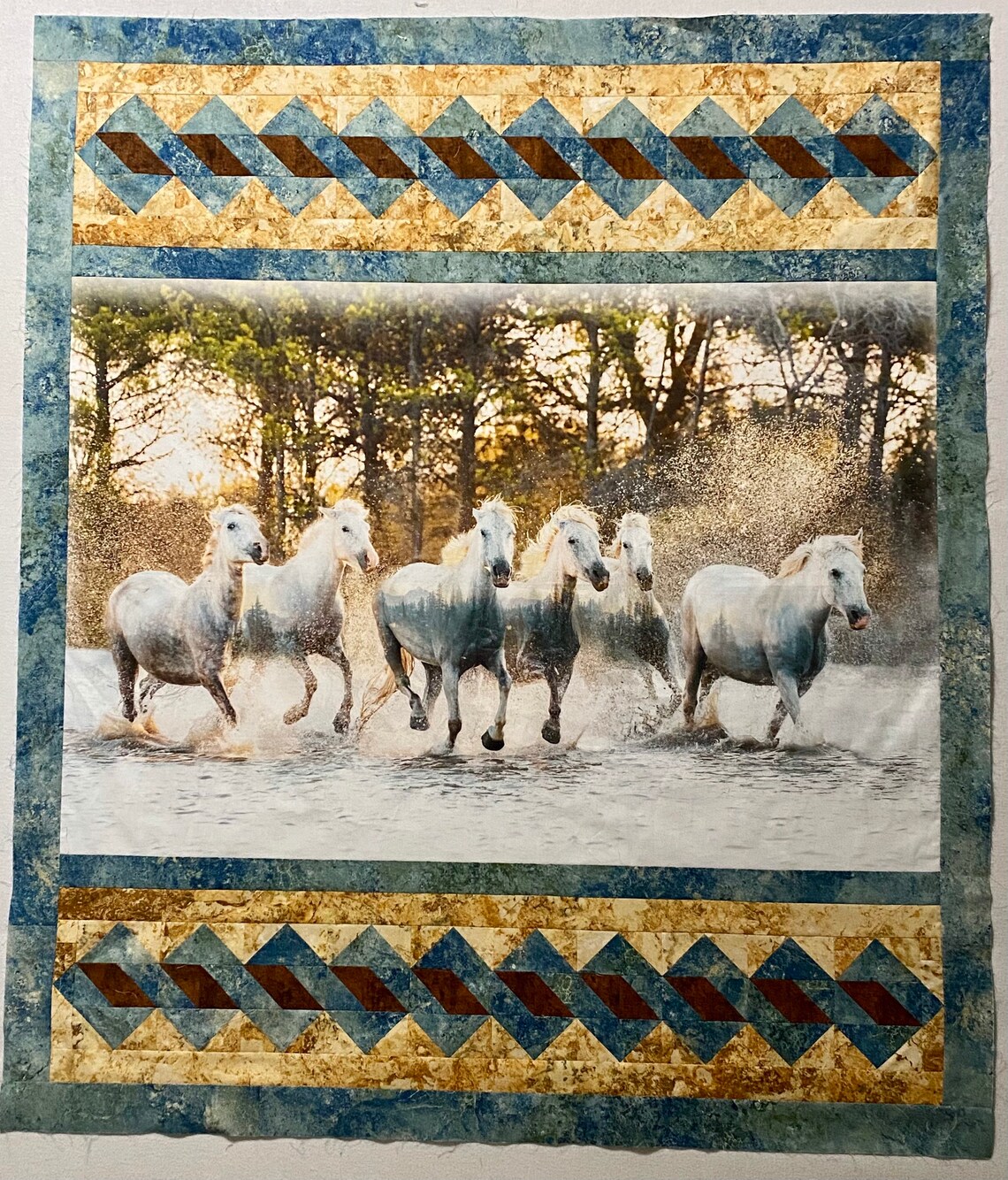 White Tail Twist Border Pattern - Etsy