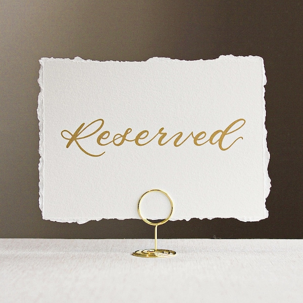 Reserved Table Sign - Etsy