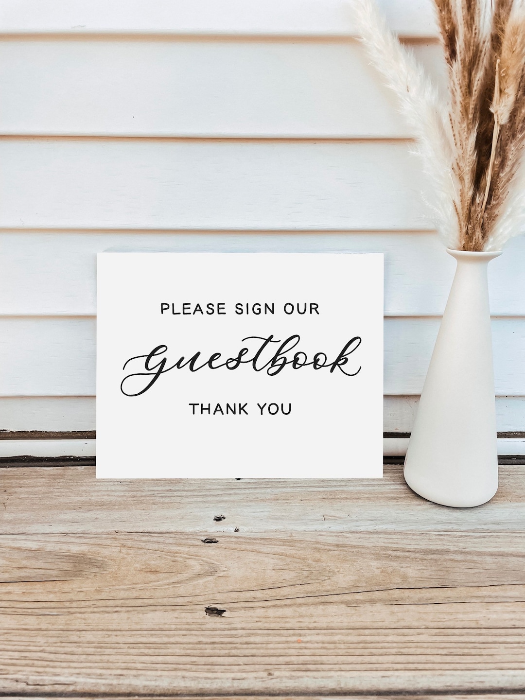 Please Sign Our Guestbook, Please Sign Guestbook, Guestbook Sign ...