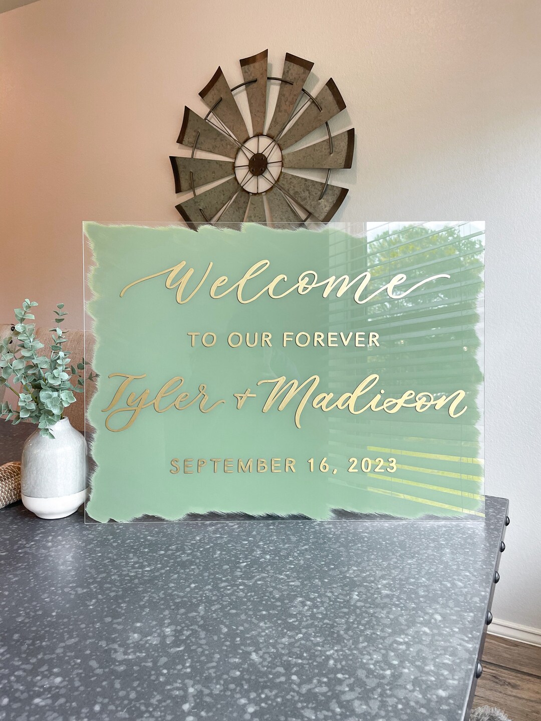 Acrylic Wedding Sign, Event Welcome Sign, Large Welcome Sign Wedding ...