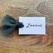 Handmade Paper Place Cards With Ribbon Hand Written - Etsy