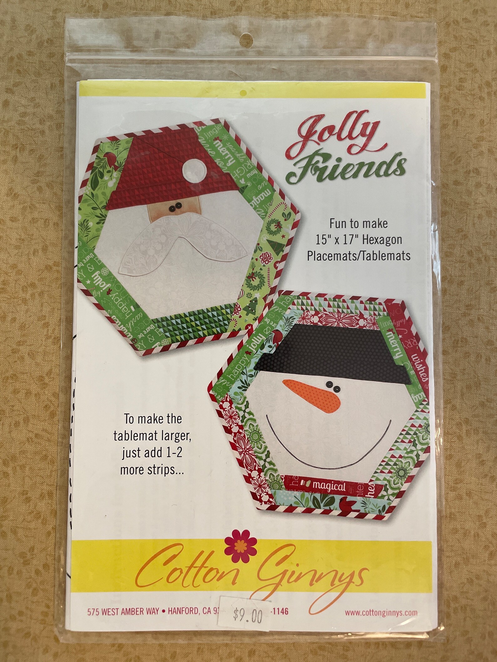 Jolly Friends by Cotton Ginnys Placemats Pattern - Etsy