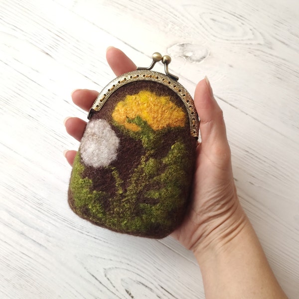 Felt Coin Purse - Etsy