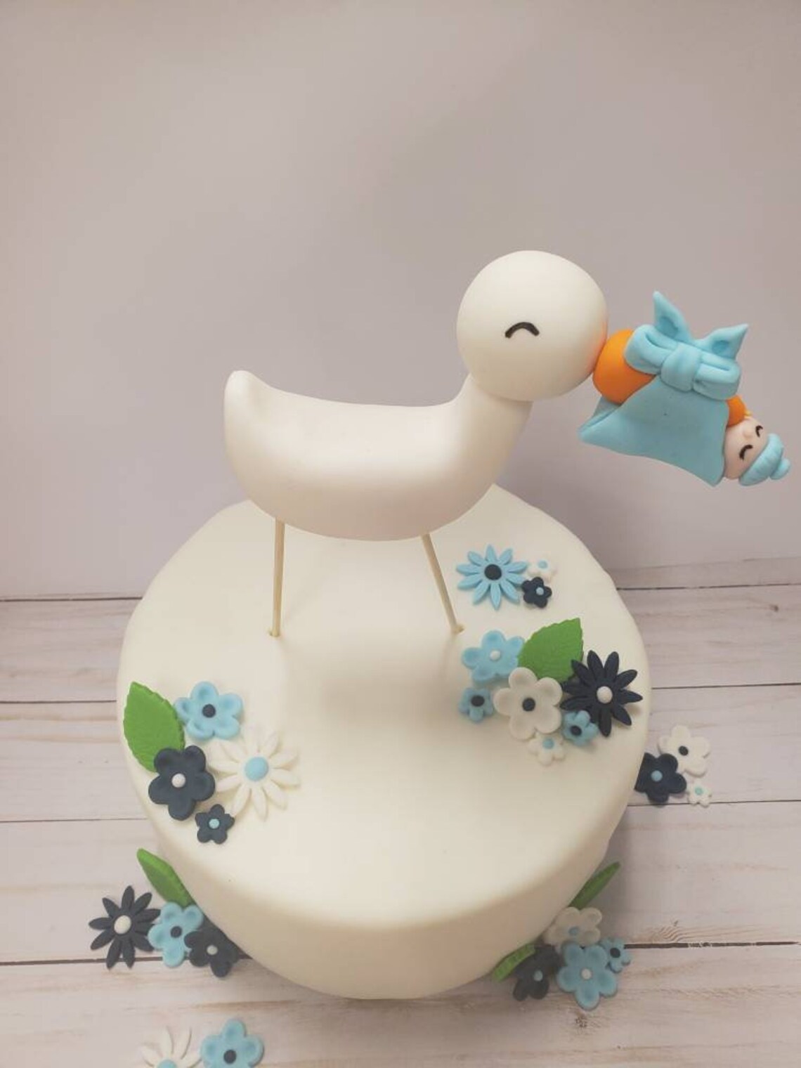 Baby Stork Stork Cake Topper Baby Shower Stork Cake Topper | Etsy