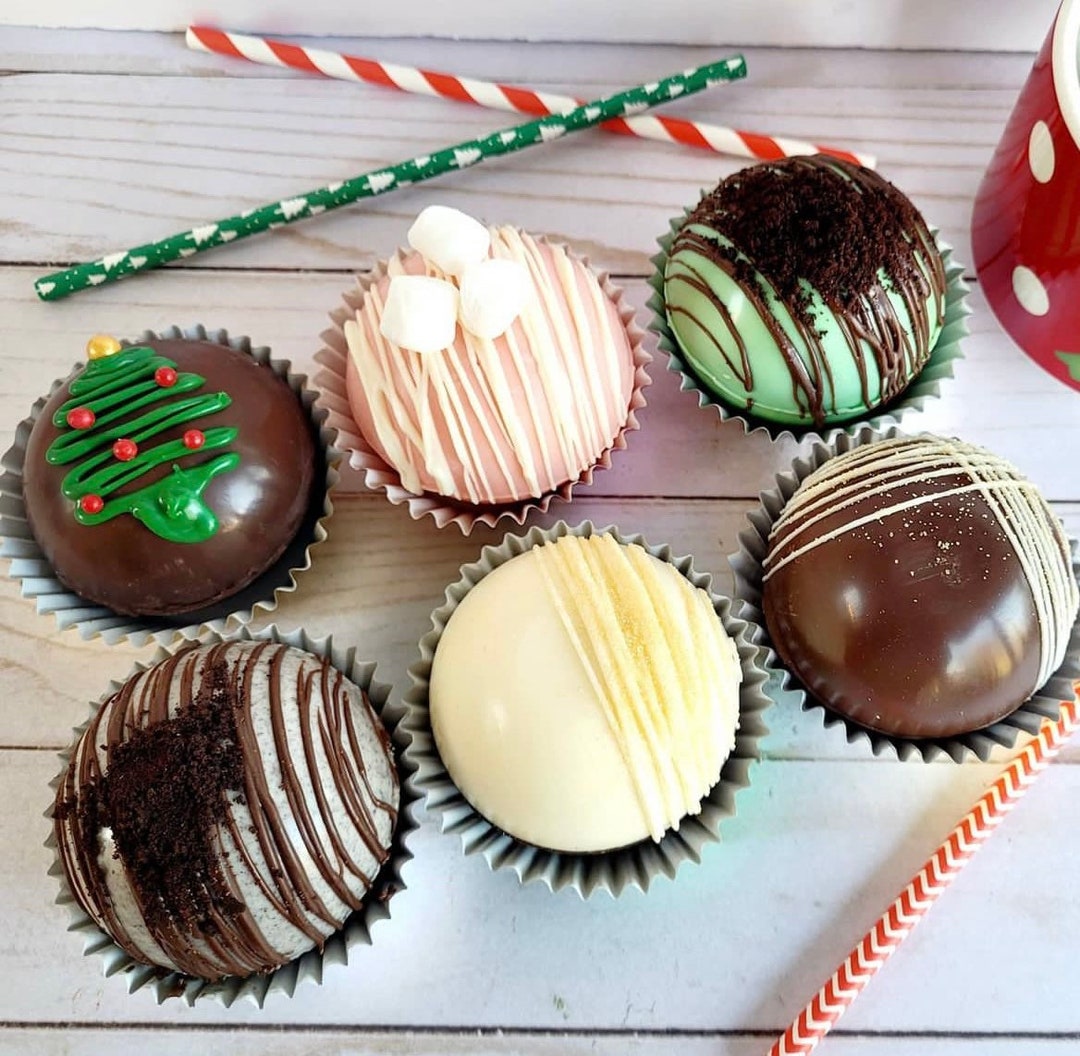 Hot Chocolate Bombs, Cocoa Bombs, Holiday Hot Chocolate Bombs, Hot ...