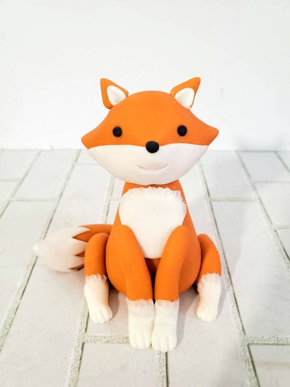 Fox cake topper Woodland cake topers Succulent cake toppers | Etsy