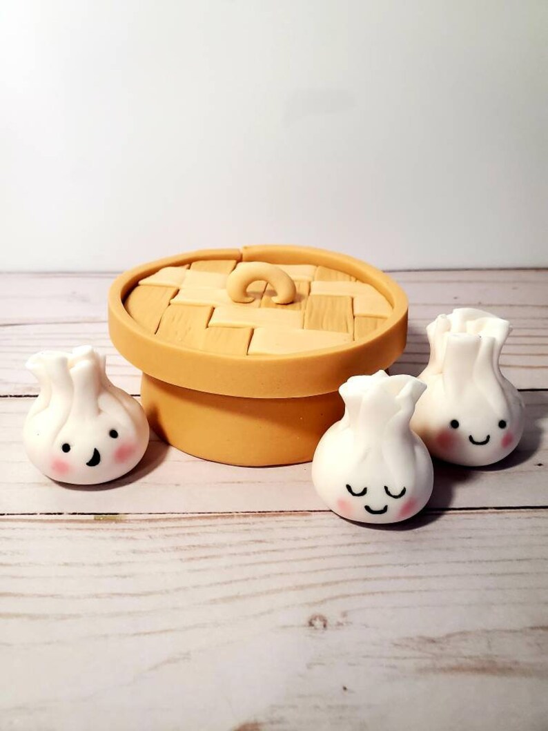 Dim Sum Cake Topper Kawaii Cake Topper Cute Dumpling Cake - Etsy