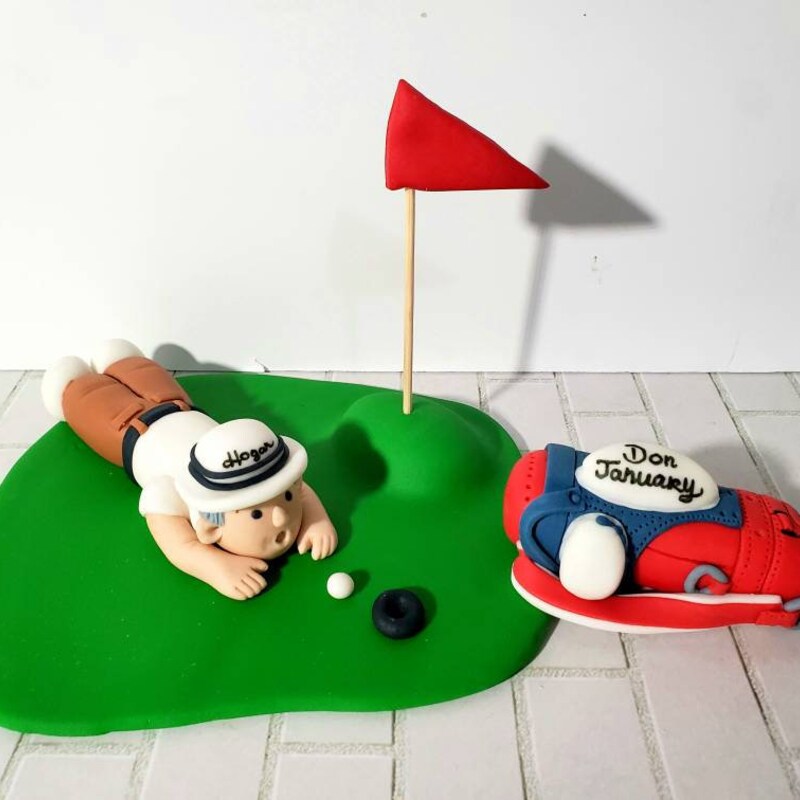 Golf Cake Topper - Etsy