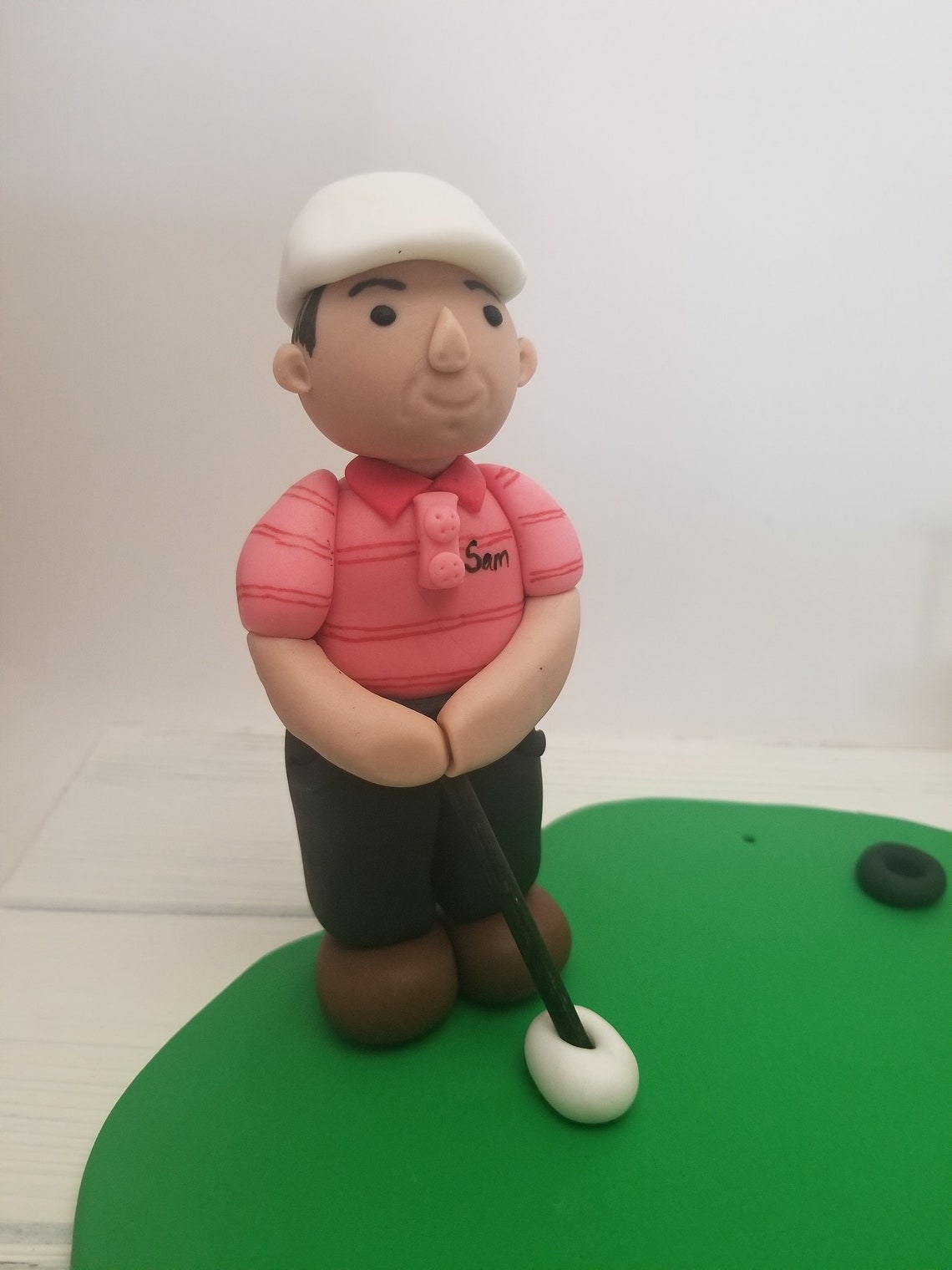 Golf Birthday Cake Topper Golfer Cake Topper Fondant Golf - Etsy