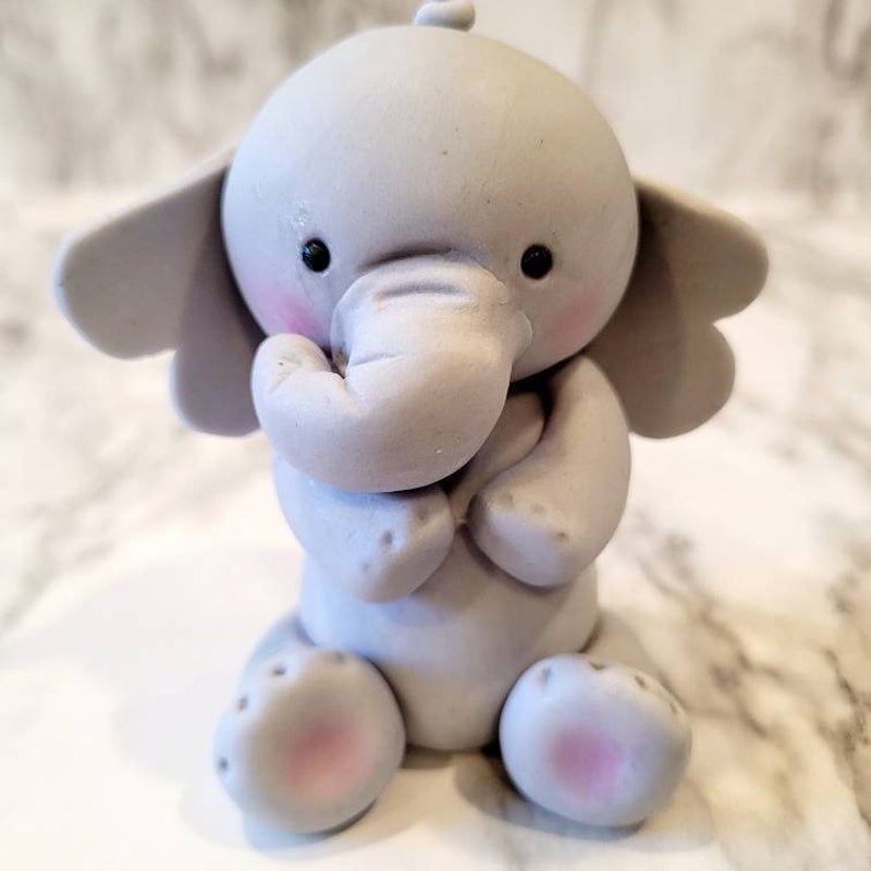 Fondant Elephant - Etsy