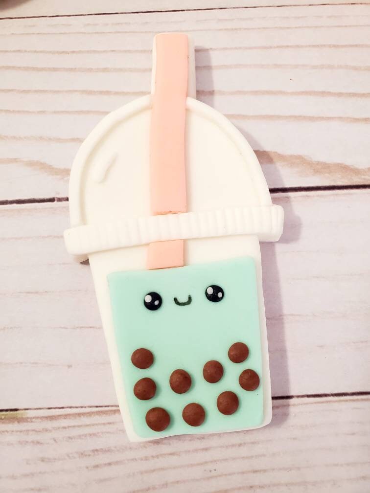 Kawaii cake toppers sushi cake toppers boba cake toppers | Etsy