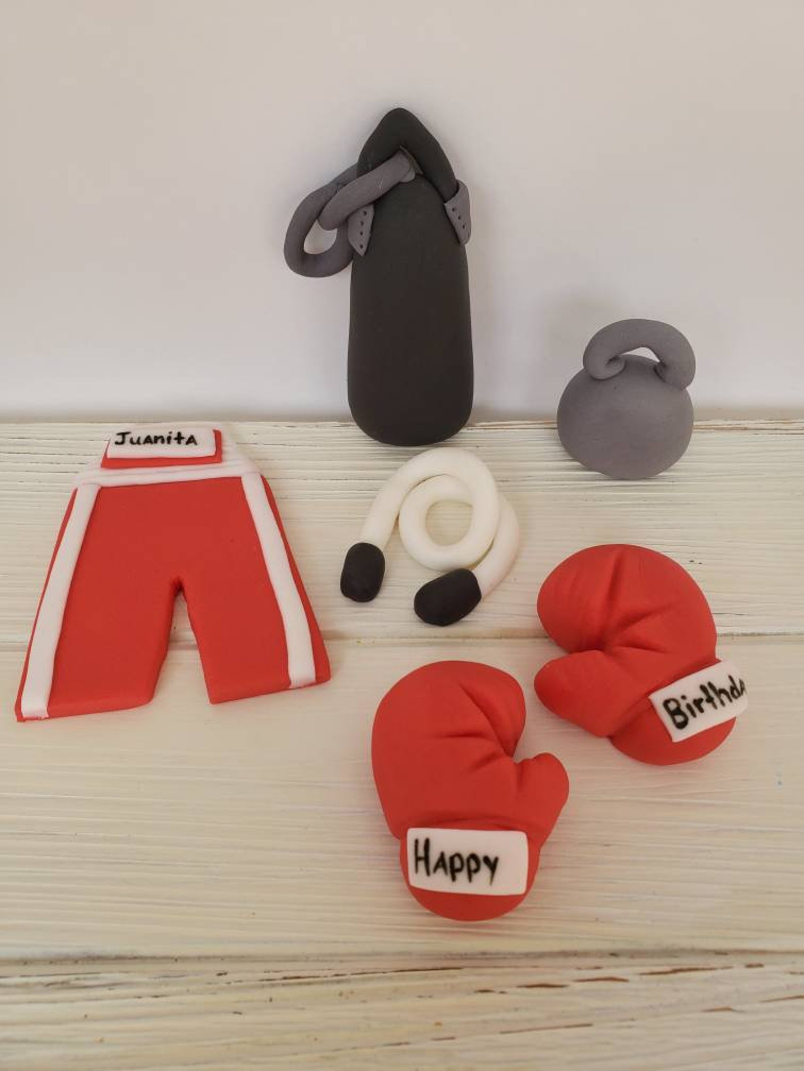 Boxing Cake Decorations Boxer Cake Toppers Boxing Glove - Etsy