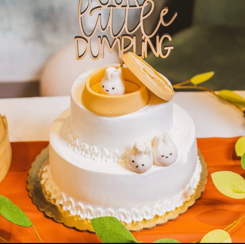 Dim Sum Cake Topper Kawaii Cake Topper Cute Dumpling Cake - Etsy