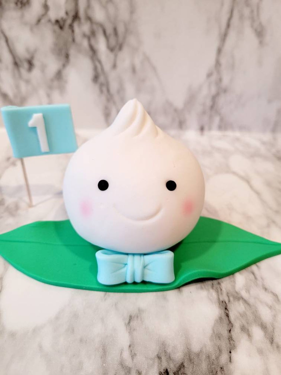 Bao Bun Cake Topper, 100 Days Celebration Cake Topper, Fondant Bao Cake ...